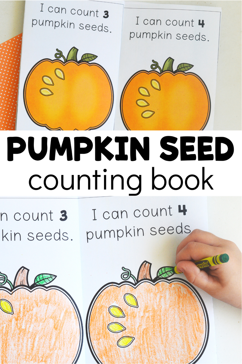 Pumpkin Seed Counting Book Free Printable – Productive Organizing